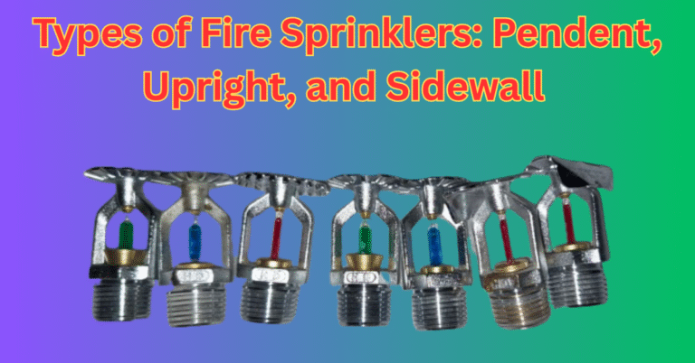 Types of Fire Sprinklers: Pendent, Upright, and Sidewall ...